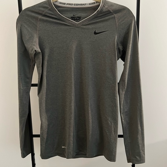 Nike | Tops | Nike Pro Combat Dri Fit Compression Top | Poshmark